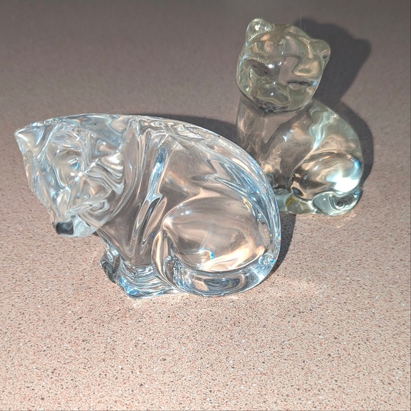 Waterford Crystal | Art | Vintage Waterford Crystal Cat Glass Cat Set ...